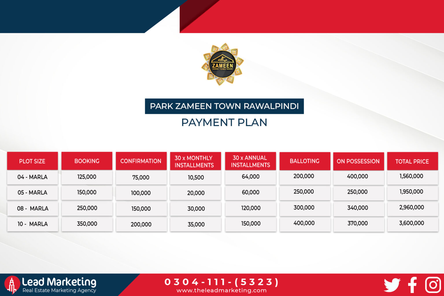 Park Zameen Town Islamabad | Payment Plan | NOC | Location
