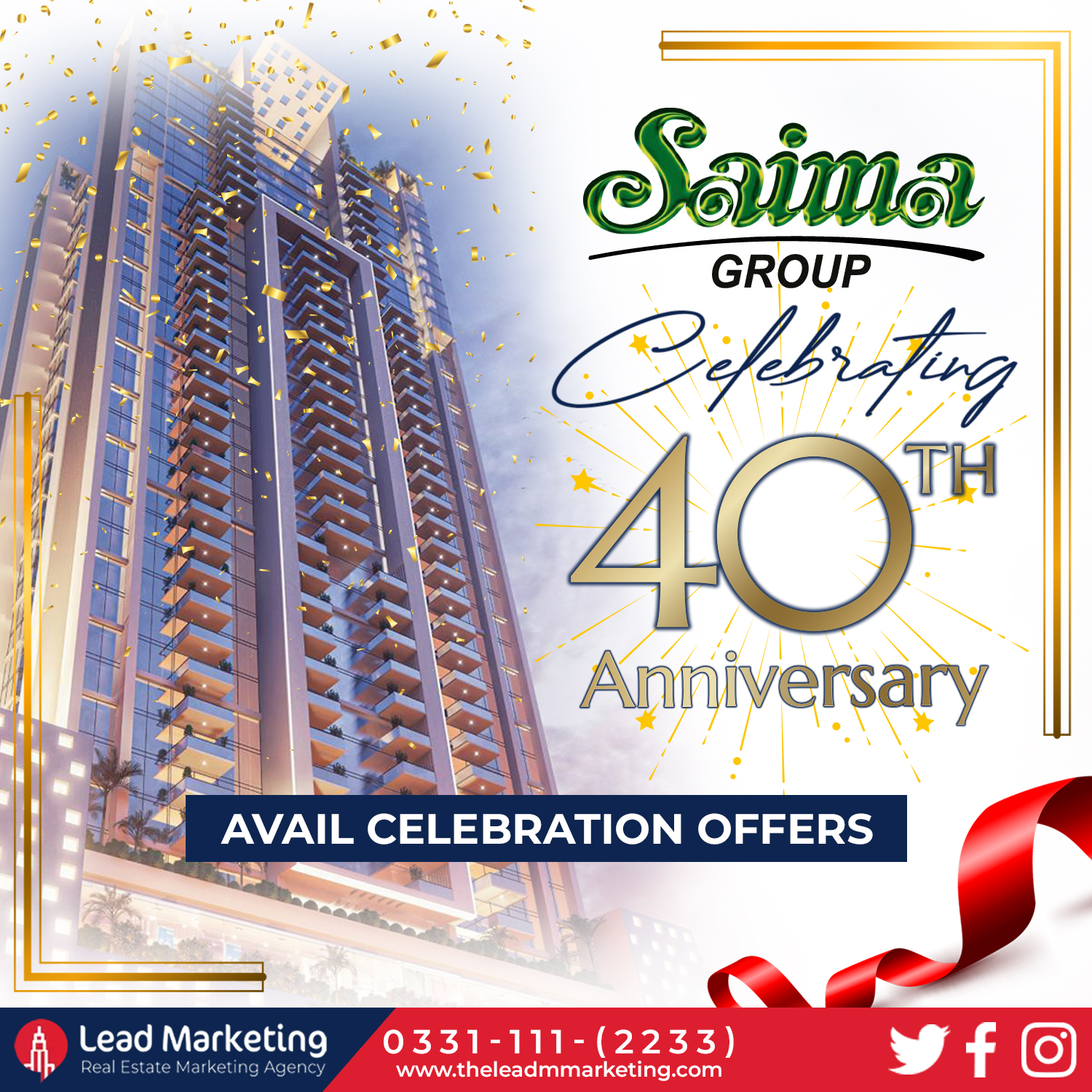 Saima Tower Apartment HMR Waterfront | Payment Plan