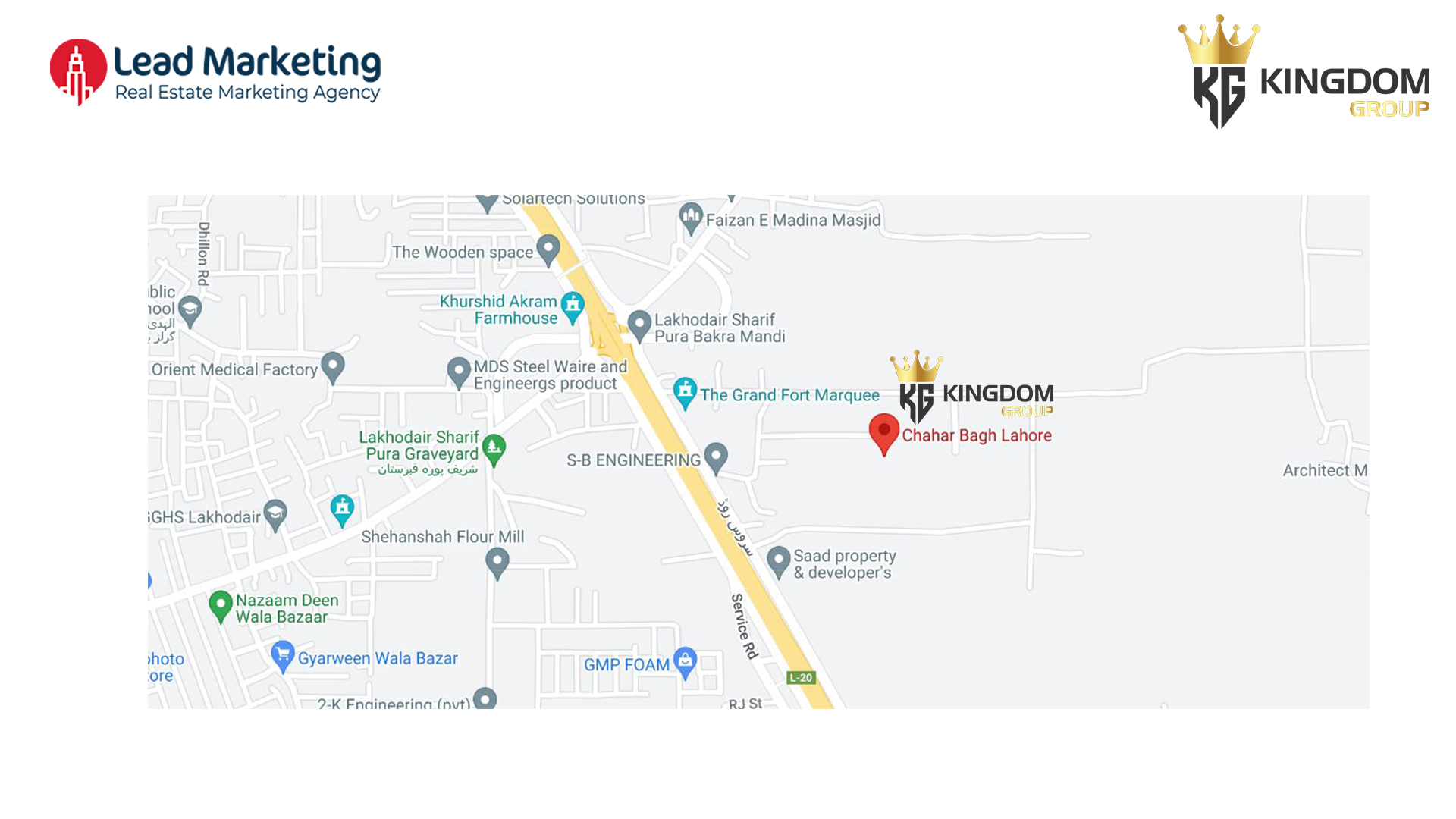 Kingdom Towers by Kingdom Group in Ravi Chahar Bagh Lahore